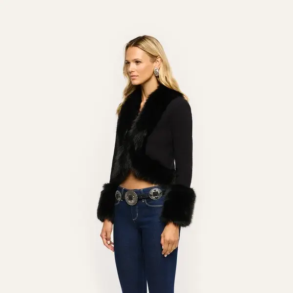 L'Agence Irma Cardigan - Black