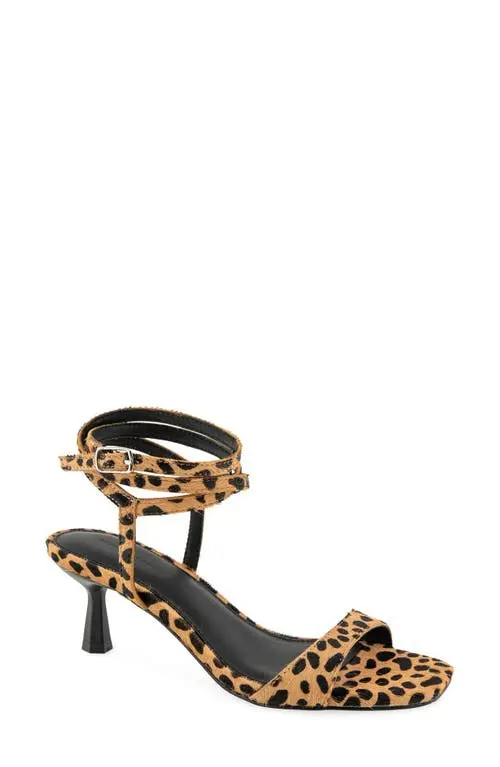 Rebecca Minkoff Camila Genuine Calf Hair Sandal - Leopard