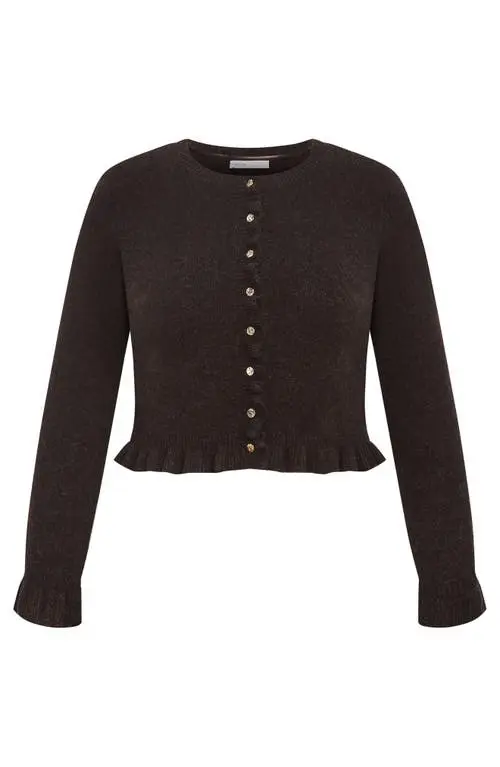 City Chic Florence Frill Cardigan