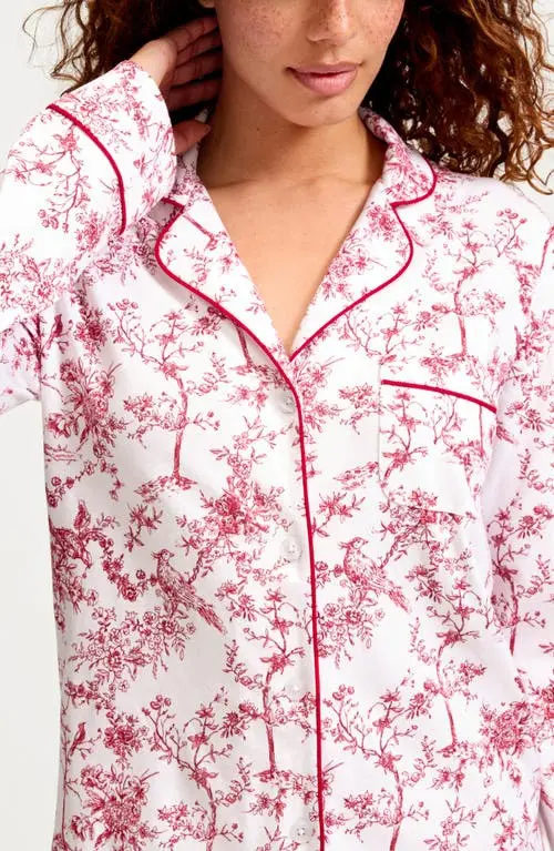 PETITE PLUME Toile Pima Cotton Pajamas