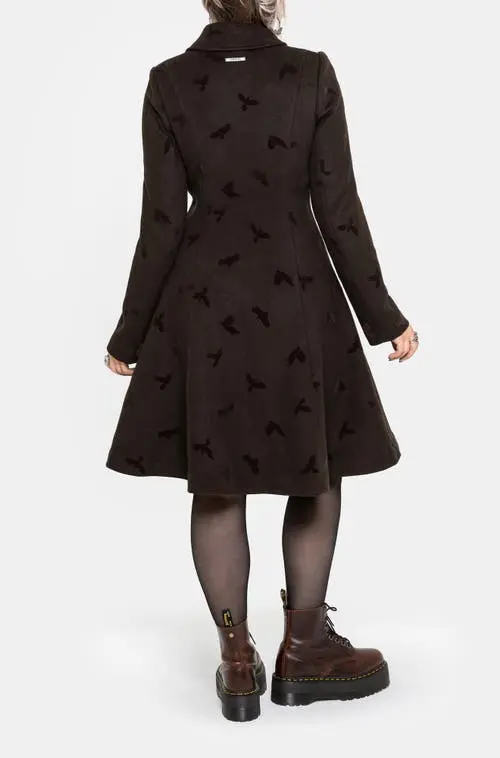 DISTURBIA Starling Crow Coat