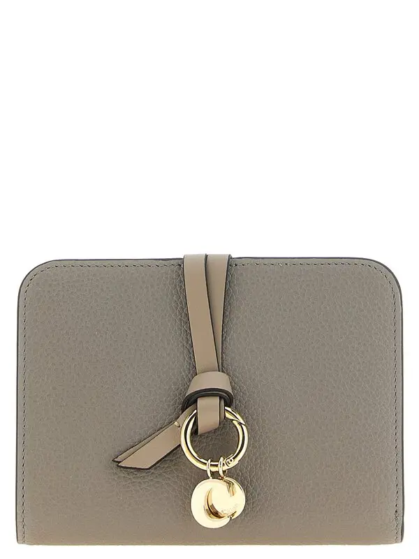 Chloé Alphabet' Bi-fold Wallet - Gray