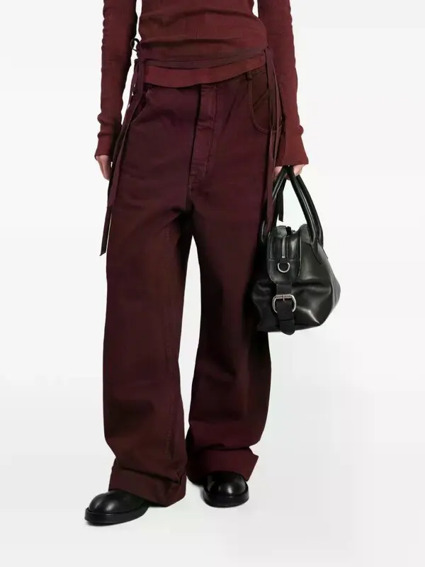 ANN DEMEULEMEESTER Michael Tie-fastening Wide-leg Jeans