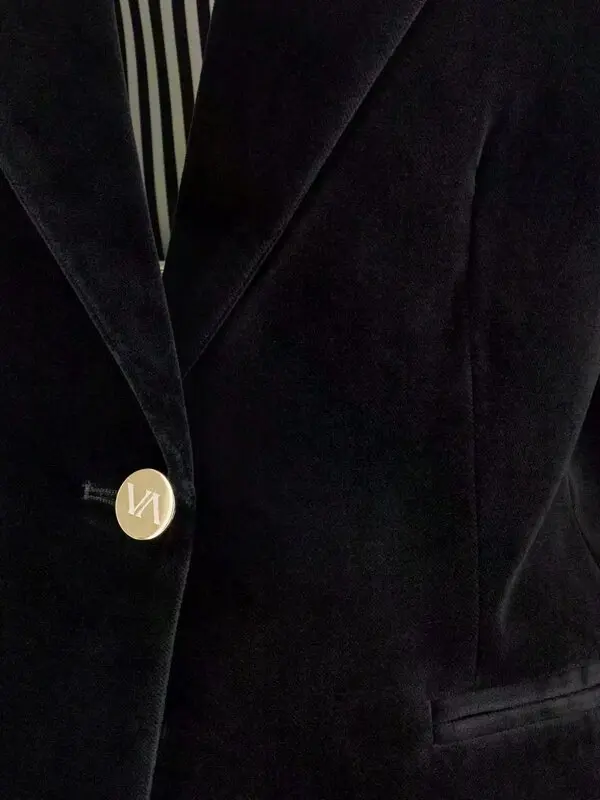 VITOVI Timeless Velvet Single-breasted Jacket