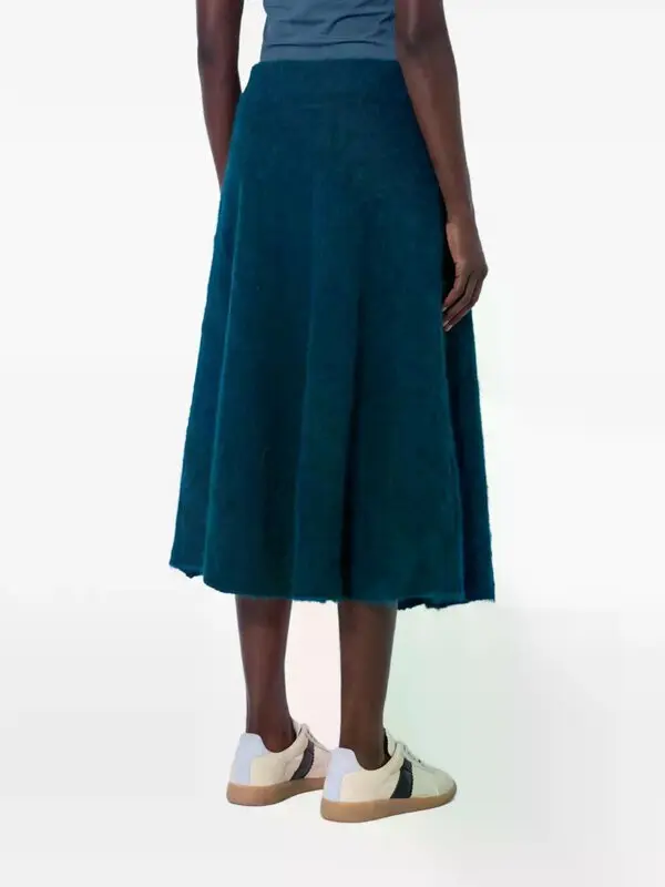 Lacoste Runway Alpaca Midi Skirt