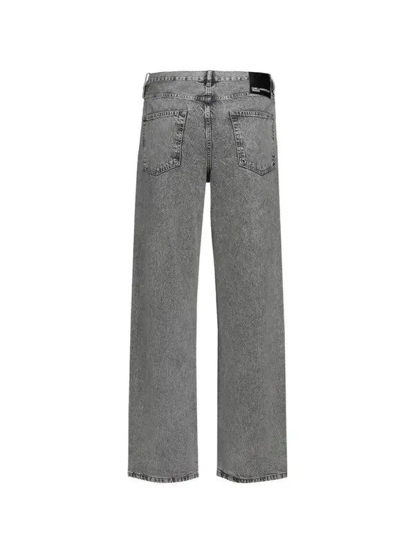 Karl Lagerfeld Acid-wash Relaxed-fit Jeans