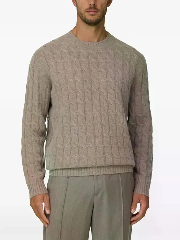 Boggi Milano Crew-neck Jumper In Cashmere Wool