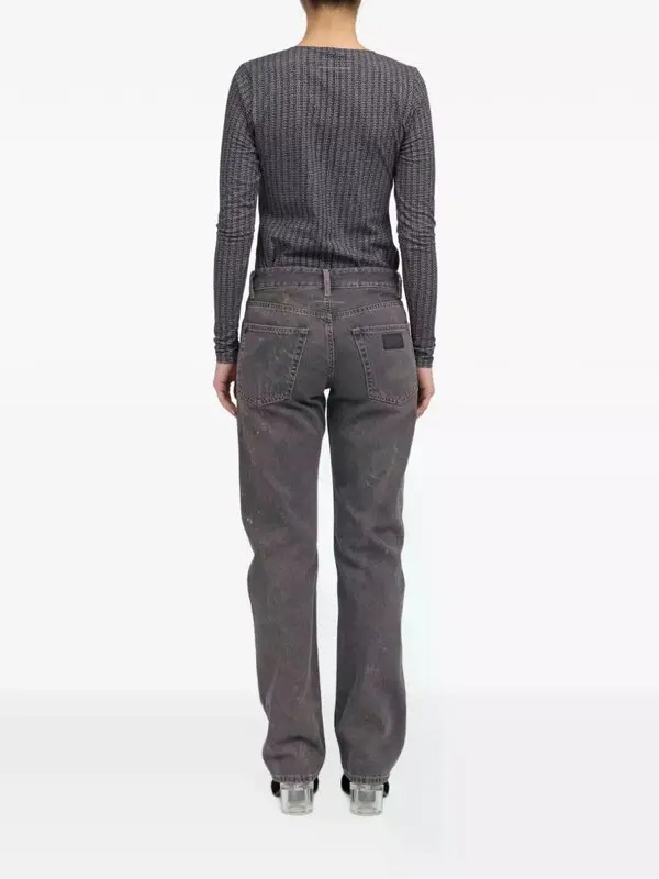 MAISON MARGIELA Paint-splatter Straight-leg Jeans