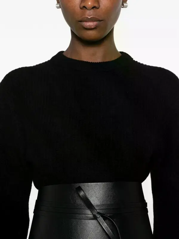 THELATEST Elodie Ribbed-knit Merino Sweater