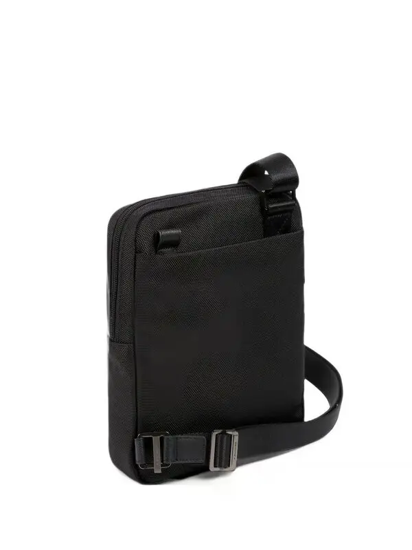 PIQUADRO Logo-plaque Panelled Messenger Bag