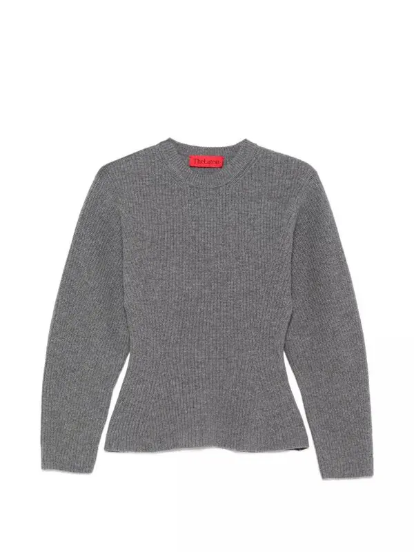 THELATEST Elodie Ribbed-knit Wool Sweater - Grey