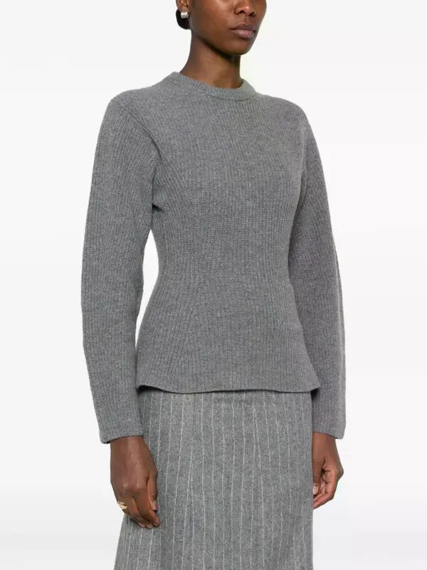 THELATEST Elodie Ribbed-knit Wool Sweater