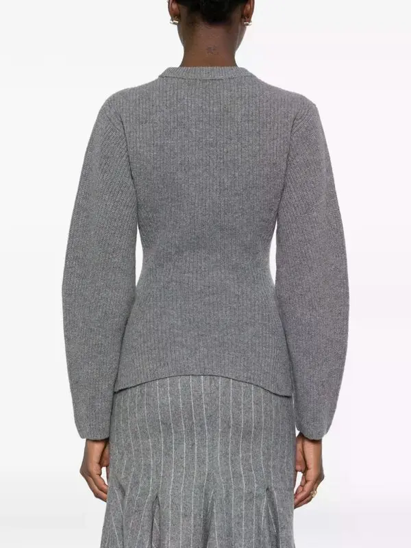 THELATEST Elodie Ribbed-knit Wool Sweater