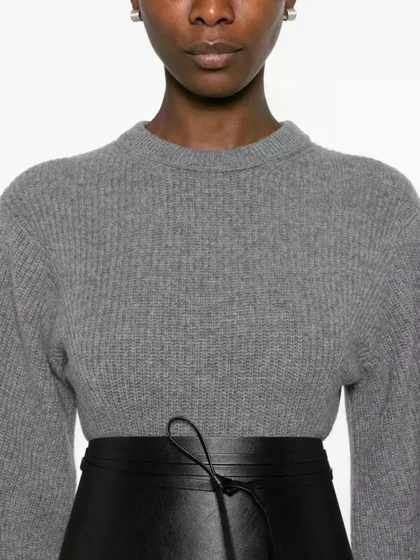 THELATEST Elodie Ribbed-knit Wool Sweater
