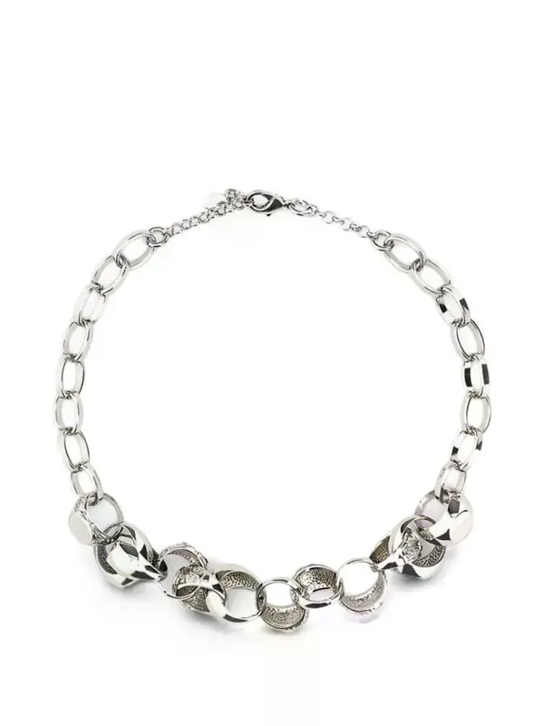 MOI MÊME MILANO Palladium-finish Chain Necklace - Silver
