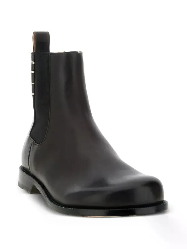 JW Anderson Contrast-stitch Chelsea Ankle Boots - Brown