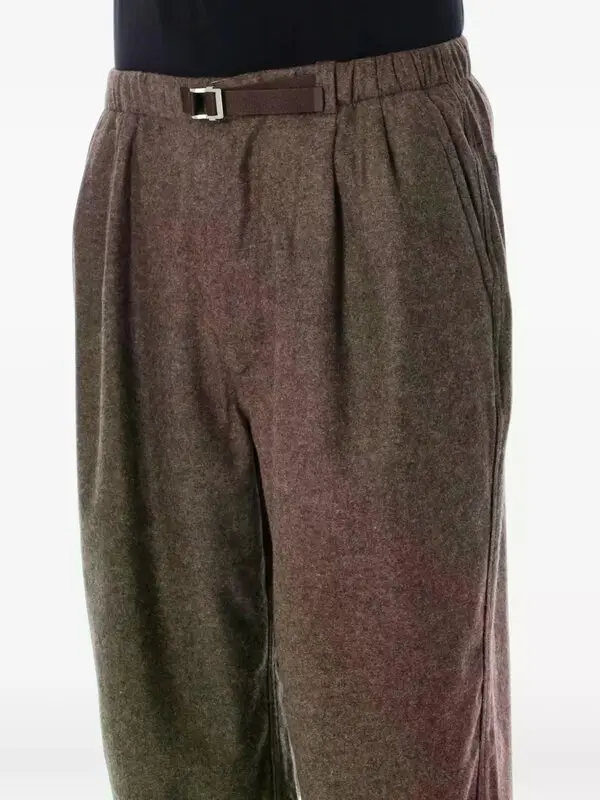 Nanamica Melton Belted Pleated Trousers