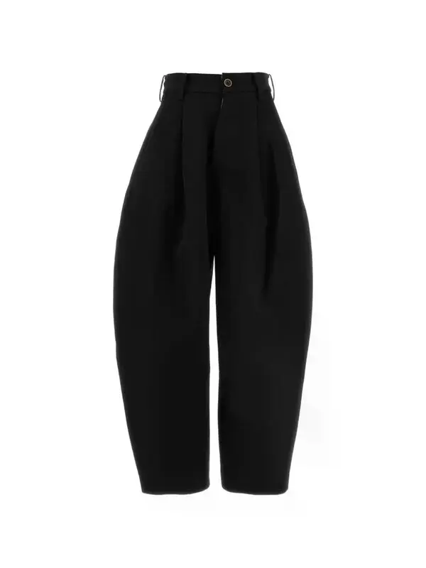 UMA WANG Poop Wide-leg Trousers - Black