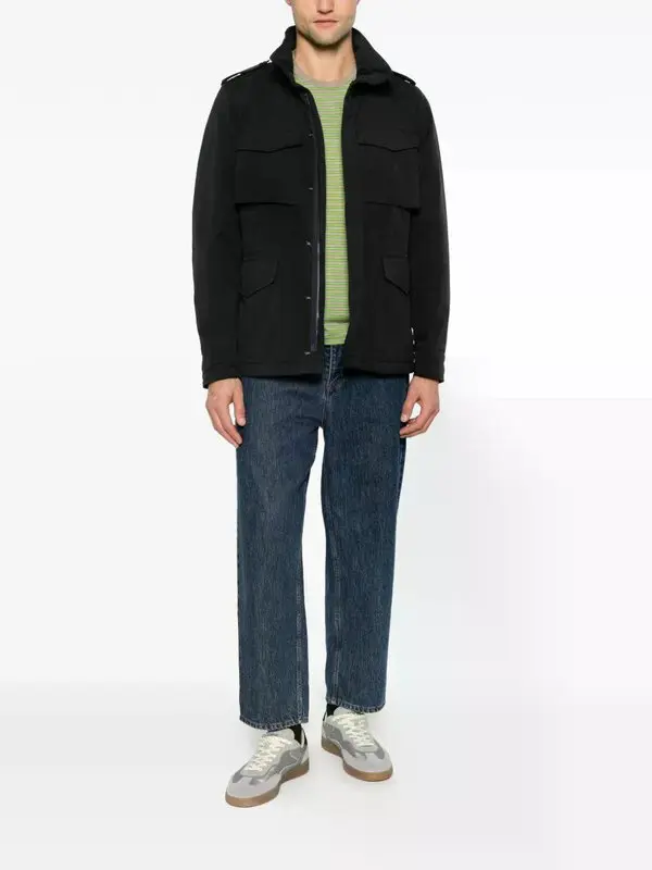 Aspesi Minifield Four-pocket Epaulette Jacket - Blue