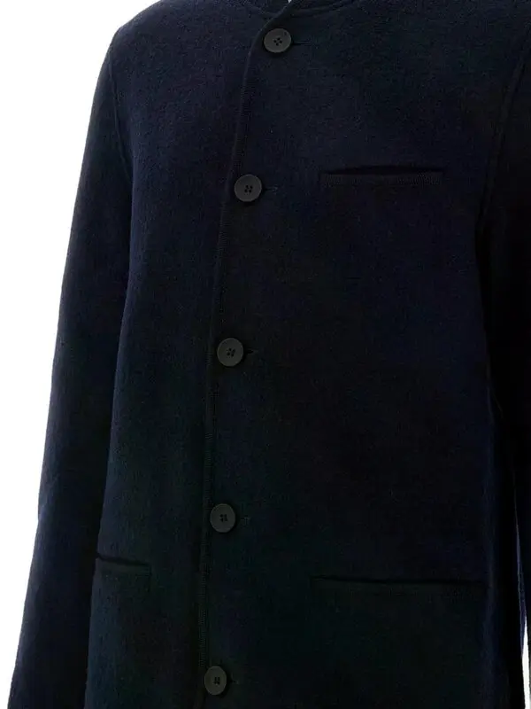 ALPE PIANO Ap Francesco Button-up Collarless Jacket