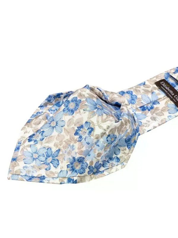 ELIZABETTA Altamura Floral-print Silk Tie