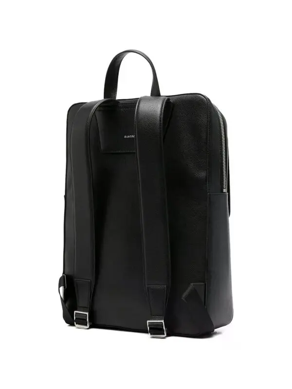 Sandro Reconstituted Leather Backpack