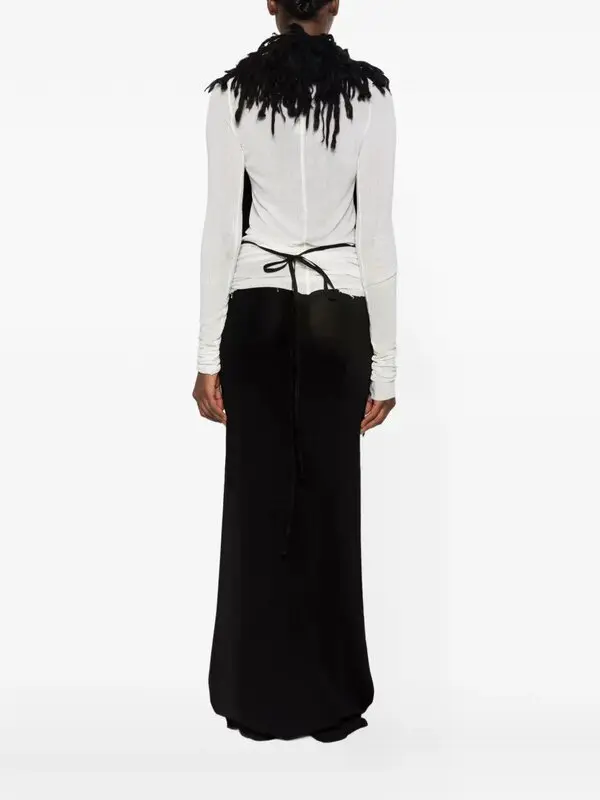 Isabel Benenato Fringed Scarf