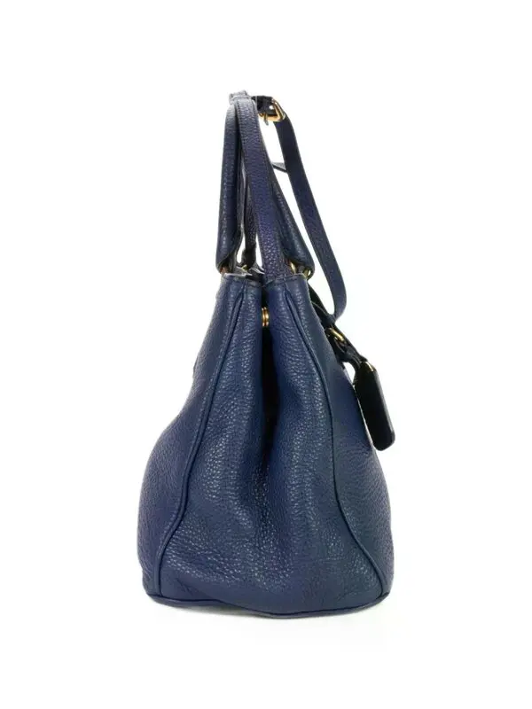 Prada Vitello Daino Double Zip Tote Bag