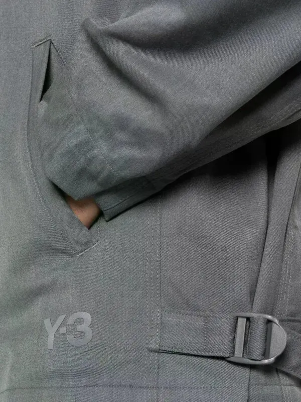Y3 Zip-up Logo-print Jacket