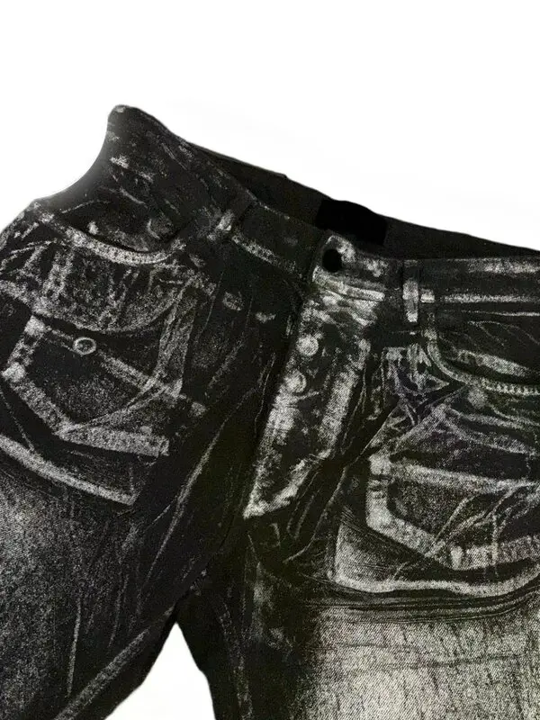 Stone Island J100005 Corroded Reflective Light Bull Denim-tc Jeans