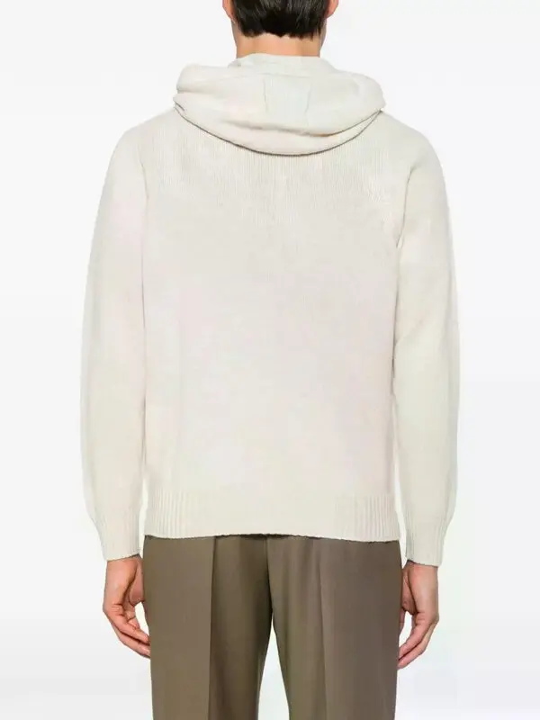 GRAN SASSO Zip-up Hooded Sweater