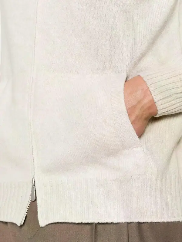 GRAN SASSO Zip-up Hooded Sweater