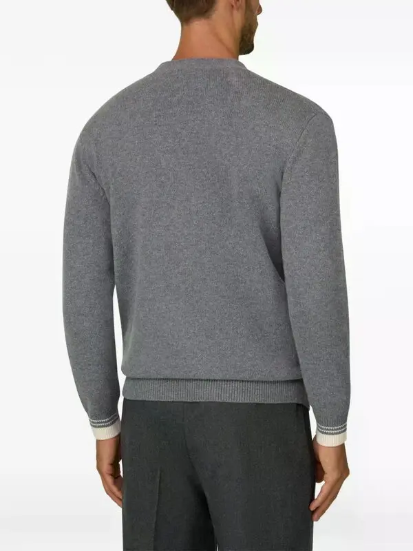Boggi Milano Cardigan In Superfine Merino Wool