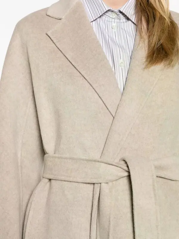 Max Mara Cashmere Robe Coat Sand