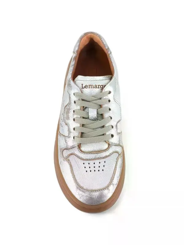 LEMARGO Perforated Panelled Sneakers