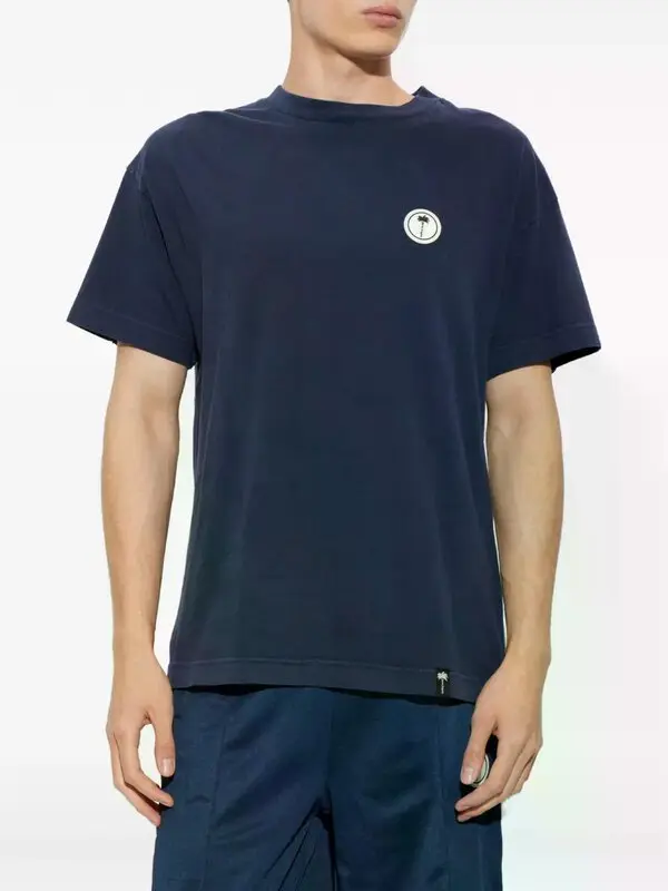 Palm Angels Embroidered-logo T-shirt