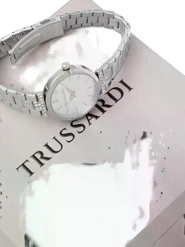 TRUSSARDI Crystal-embellished 30mm Watch
