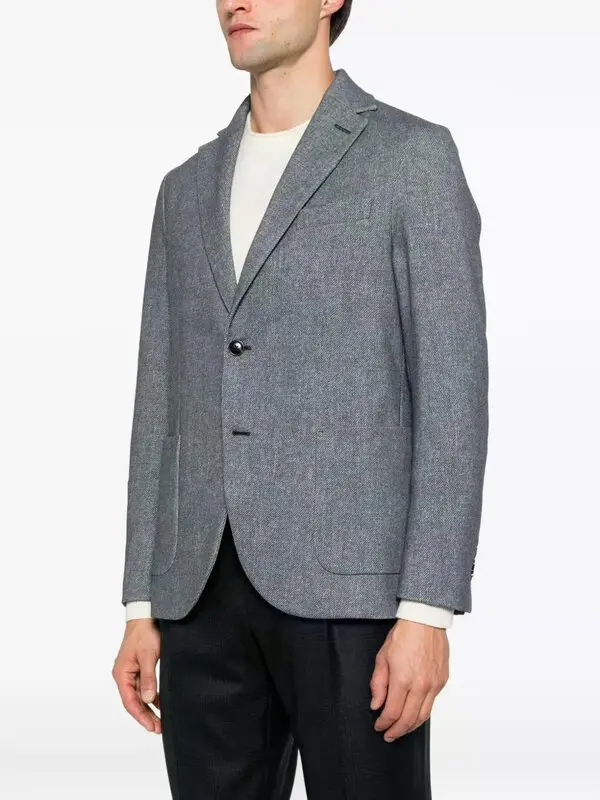 CIRCOLO 1901 Herringbone-pattern Single-breasted Blazer
