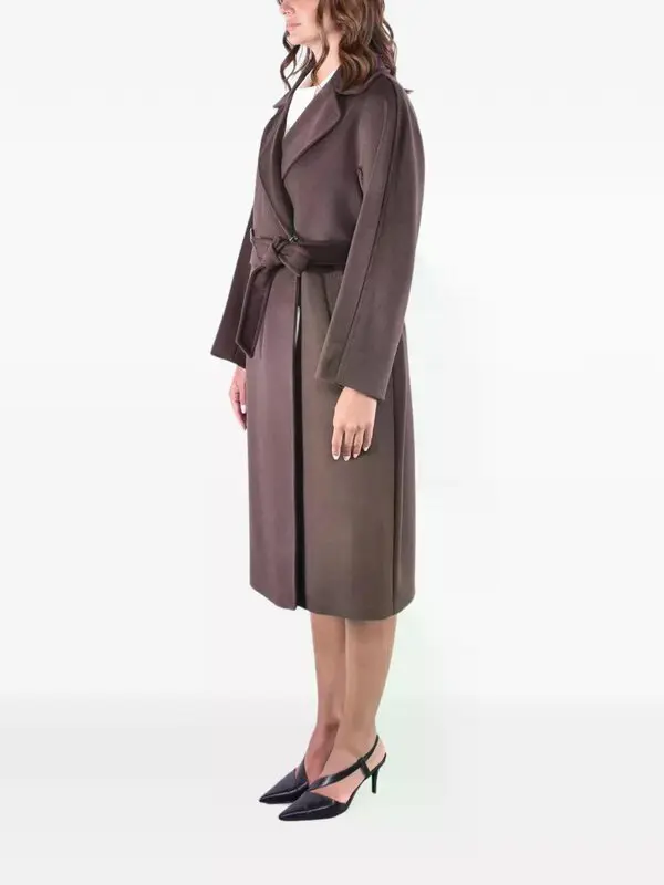Max Mara Belted Kimono-sleeve Coat