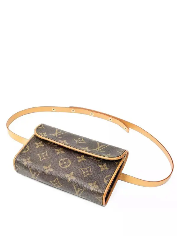 LOUIS VUITTON Monogram Florentine Foldover-top Belt Bag - Brown