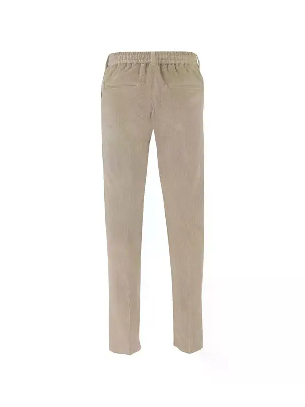 Tagliatore Ribbed Cotton-velvet Trousers