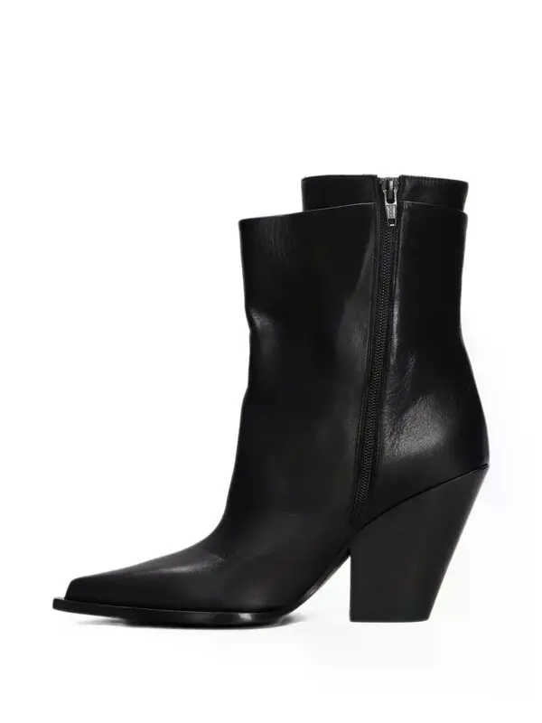 Elena Iachi Pointed-toe Leather Boots