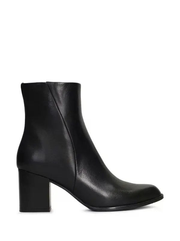 EVALUNA Block-heel Ankle Boots - Black