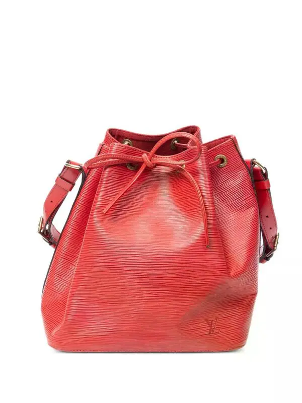 LOUIS VUITTON Pm Noe Epi Bucket Bag - Red