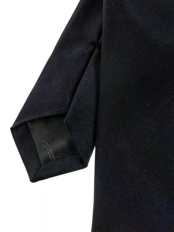 VIVIENNE WESTWOOD Orb-embroidered Silk Tie - Blue
