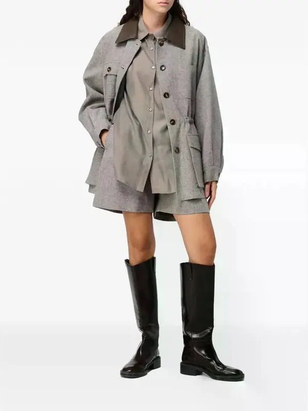 ELEH Pleated Tailored Shorts
