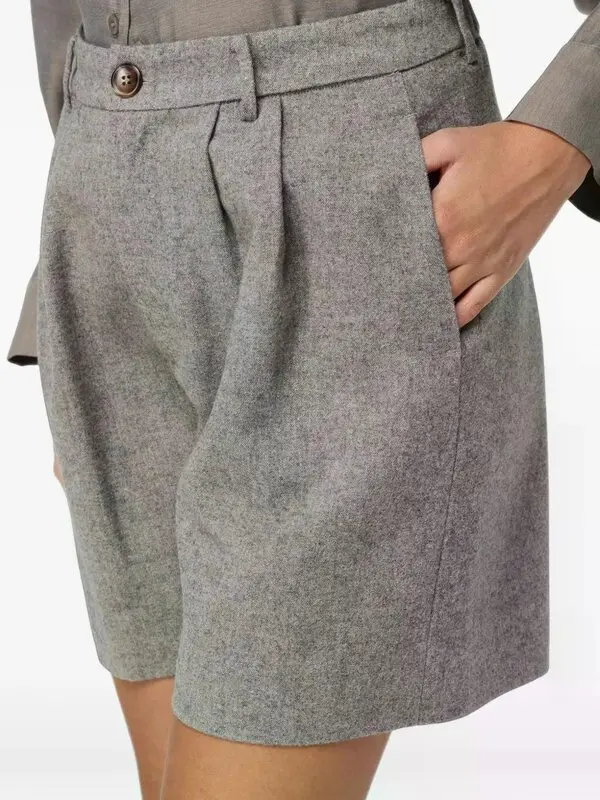 ELEH Pleated Tailored Shorts