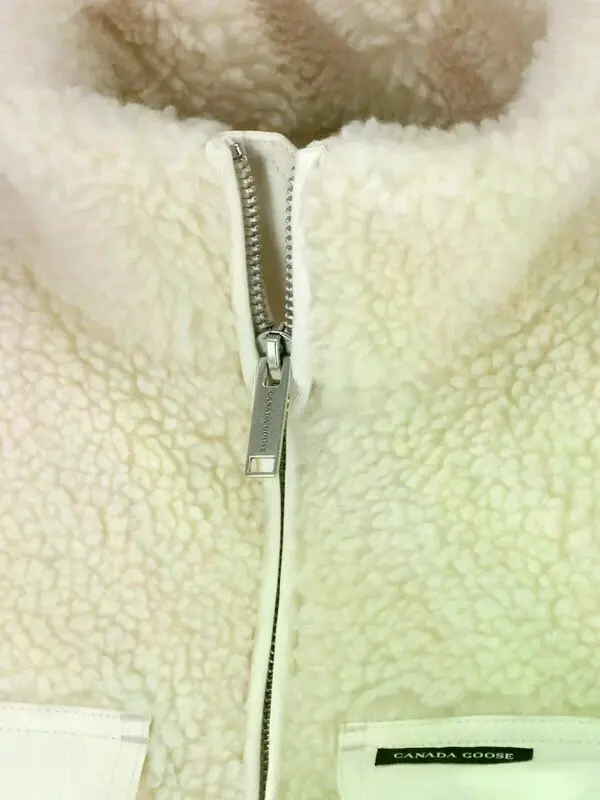Canada Goose Fleece-texture Panelled Jacket