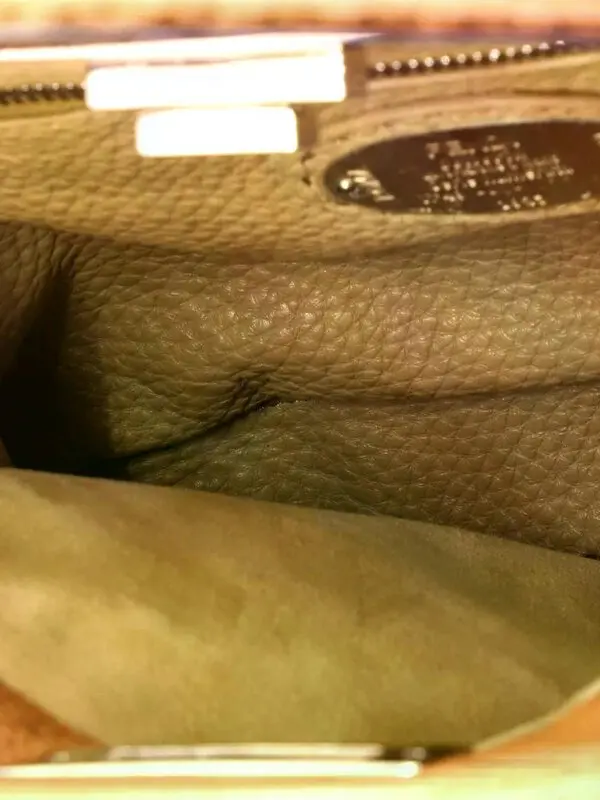 Fendi Selleria Peekaboo Bag Rigid Leather Regular Satchel