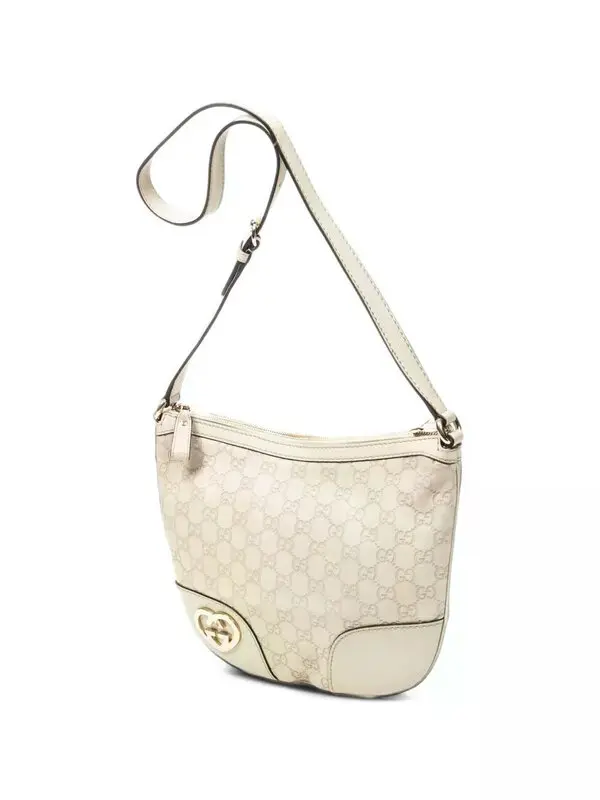 Gucci 2000s Lovely Heart Guccissima Shoulder Bag